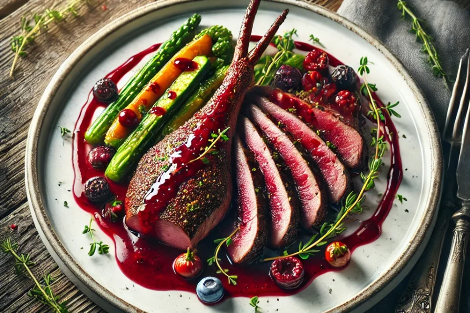 Roast Ostrich with Berry Sauce - Ízek és Illatok