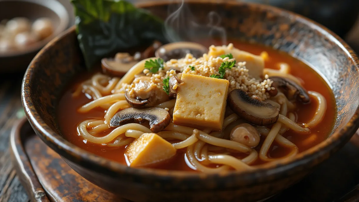 Miso nikomi udon - miso alapú leves - Ízek és Illatok