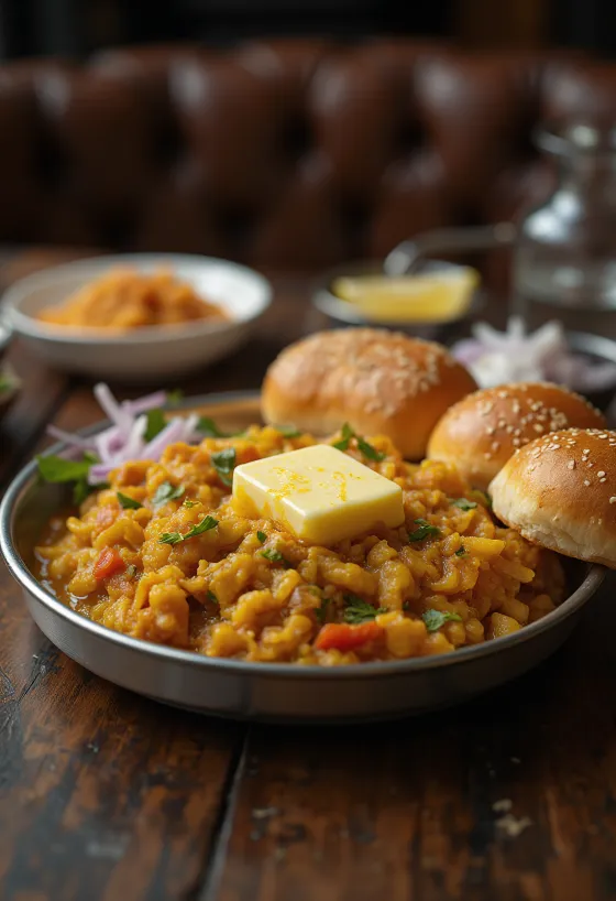 Pav Bhaji extra vajjal - Ízek és Illatok