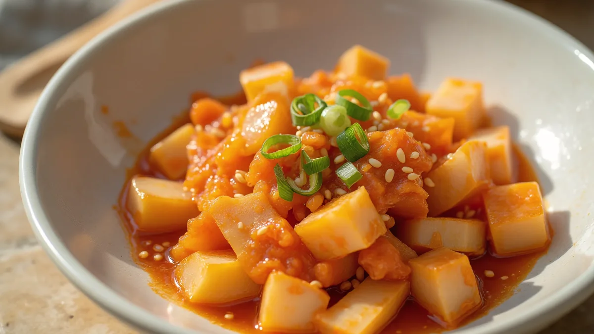 Kkakdugi - kockázott retek kimchi - Ízek és Illatok
