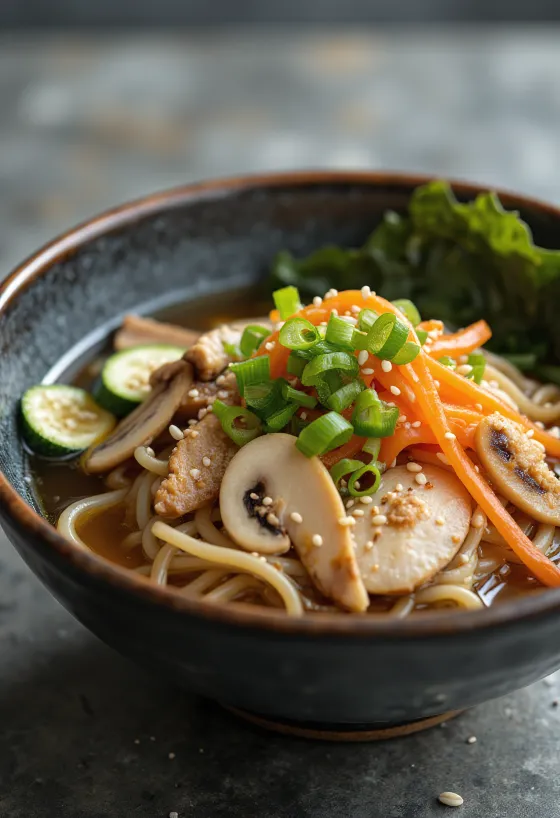 Gomoku udon (zöldségekkel és hússal) - Ízek és Illatok
