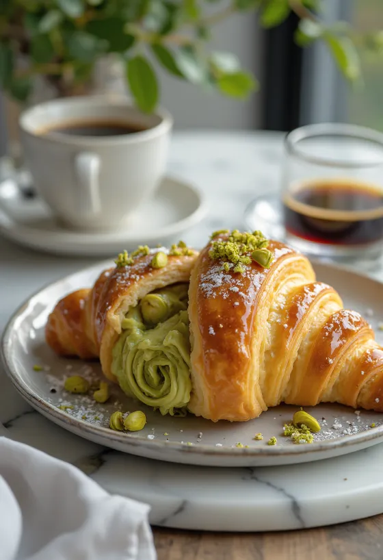 Pisztáciás croissant - Ízek és Illatok