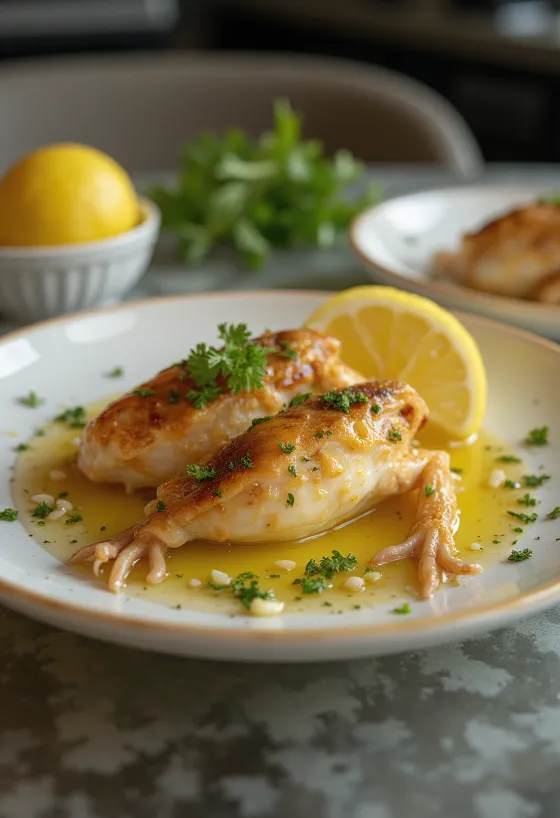 Frog legs in garlic butter - Ízek és Illatok