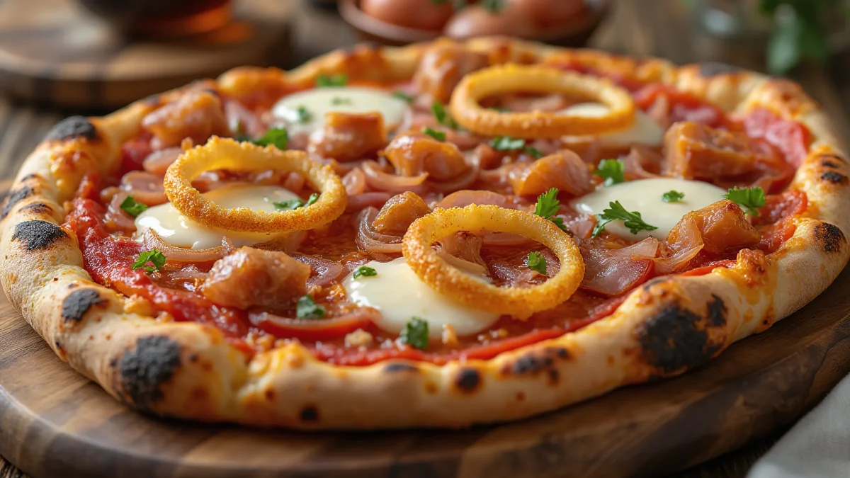 Pizza con Pancetta (szalonnával) - Ízek és Illatok
