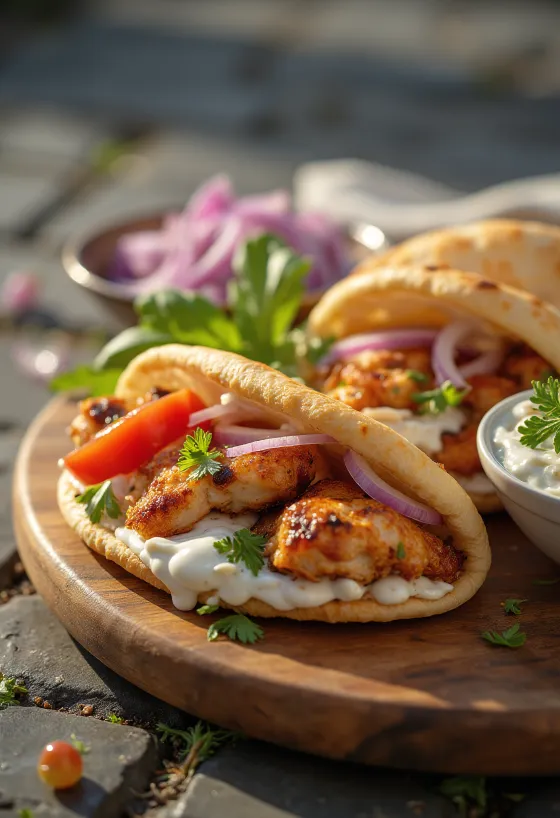 Csirke Gyros Pita - Ízek és Illatok