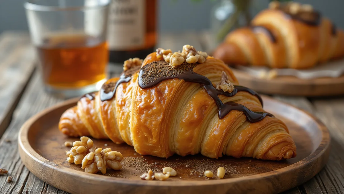 Rummal ízesített croissant - Ízek és Illatok