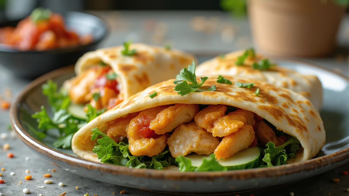Tandoori csirke wrap - Ízek és Illatok
