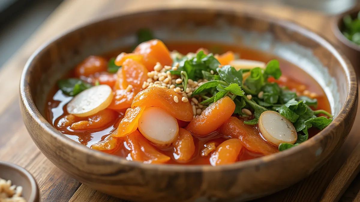 Yeolmu kimchi - fiatal nyári retek kimchi - Ízek és Illatok