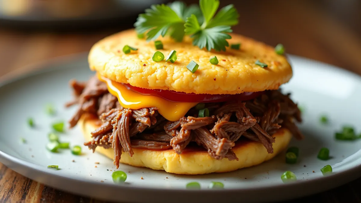 Keto venezuelai reszelt marhahúsos arepa - Ízek és Illatok