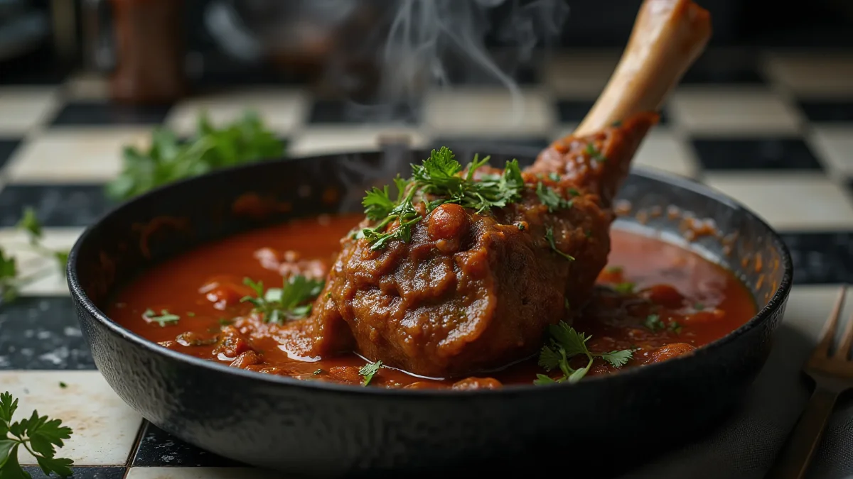 Lamb Shank Harissa szósszal - Ízek és Illatok