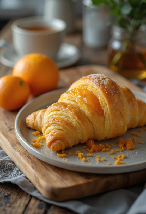 Narancsos croissant - Ízek és Illatok