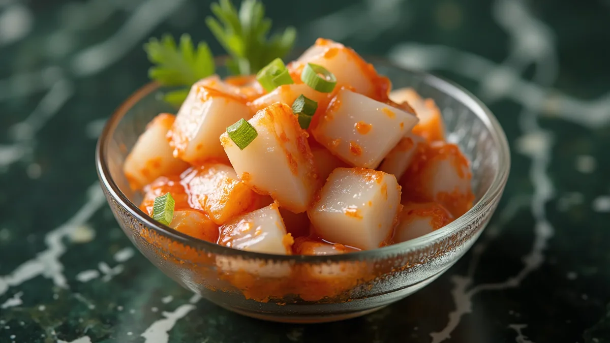 Kkakdugi (Kockázott Retek Kimchi) - Ízek és Illatok