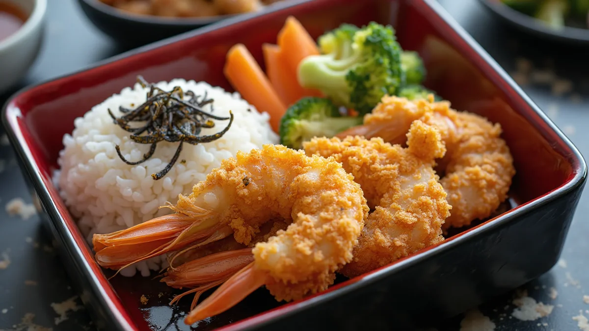 Ebi fry bento dobozban - Ízek és Illatok