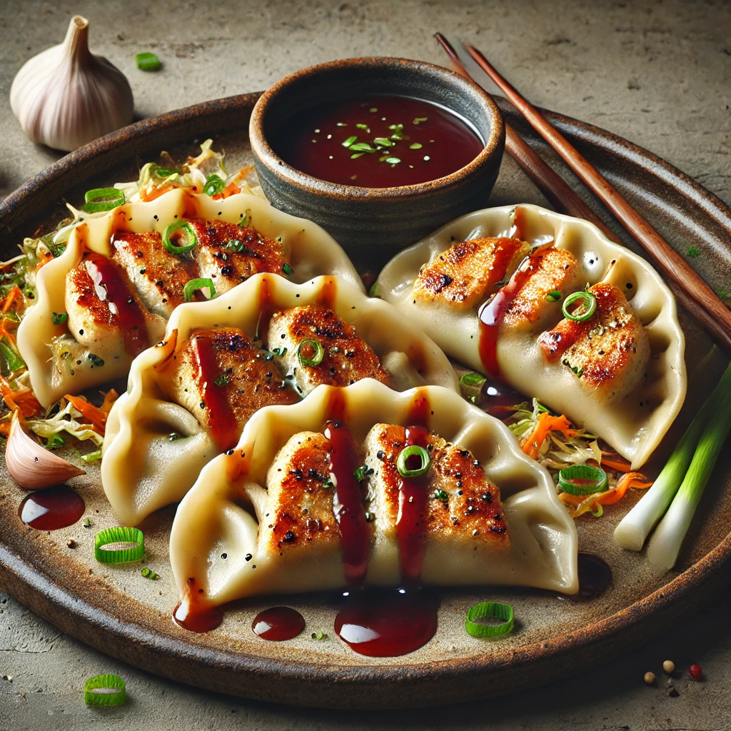 BBQ Chicken Gyoza Recept – Grillezett Csirkés Japán Batyu